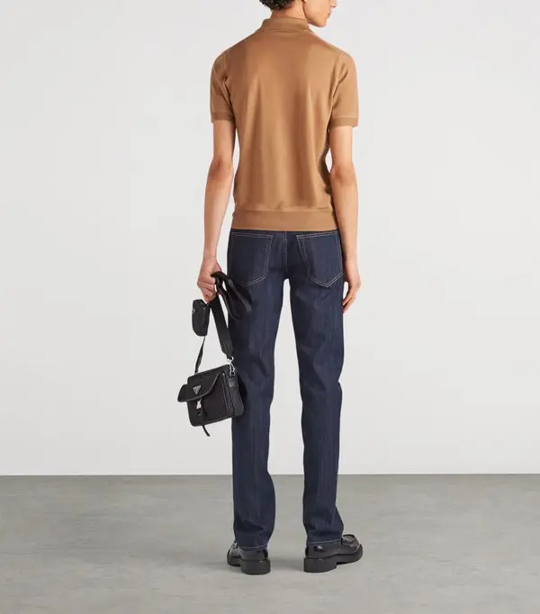 Prada Stretch-denim Tapered Jeans