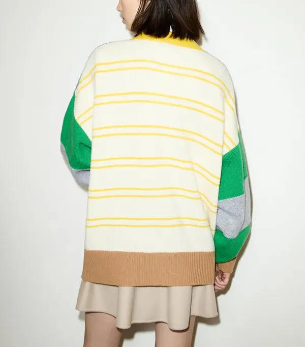 Max & Co. Knitted Striped Cardigan
