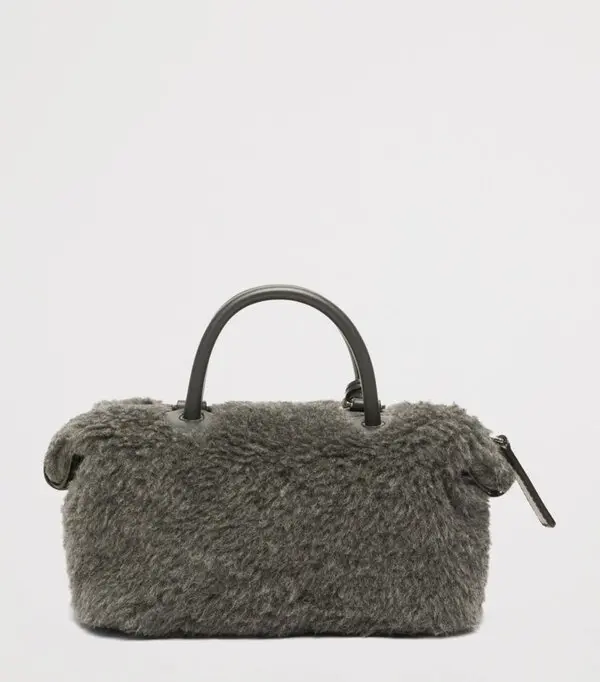 Max Mara Teddy Top-handle Bag - Grey
