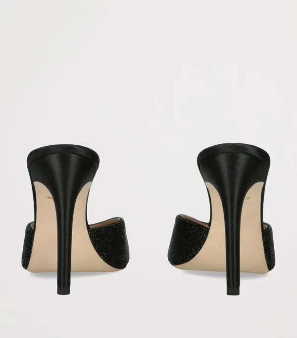 Victoria Beckham Beaded Harlow Heeled Mules 100