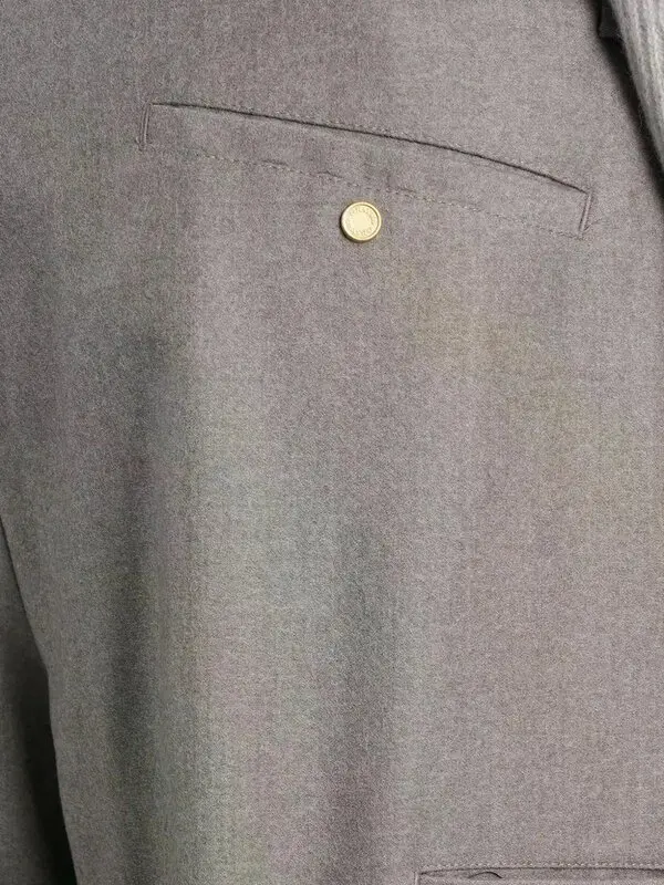 GREYED Diky Pressed-crease Tailored Trousers