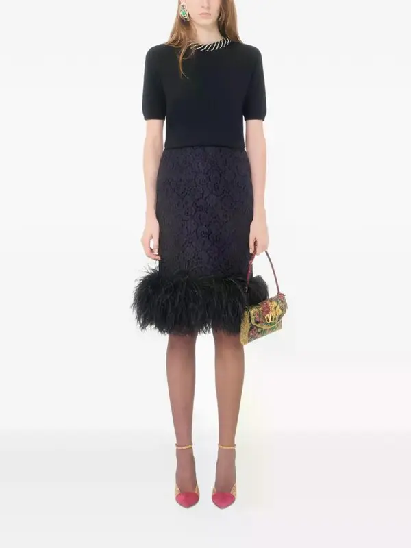 Valentino Garavani Embroidered Wool Jumper - Black