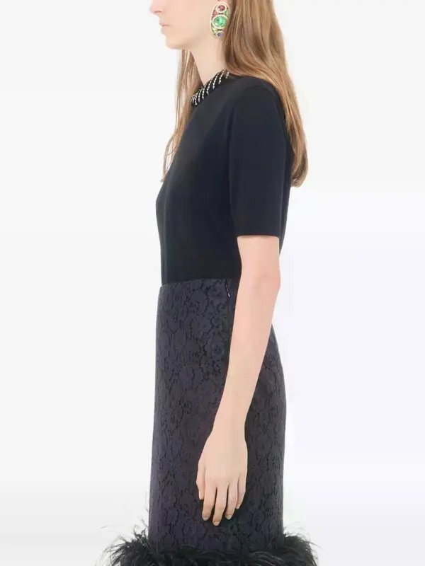 Valentino Garavani Embroidered Wool Jumper