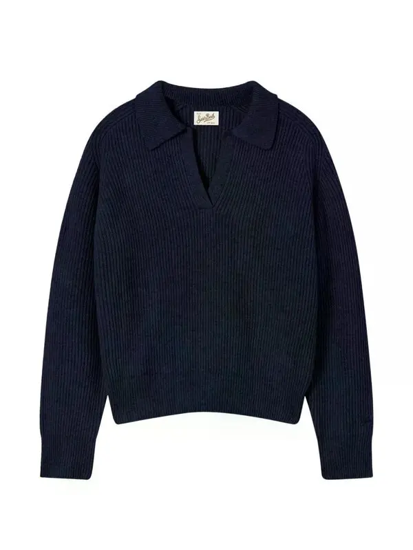 MC2 SAINT BARTH Yaoni Wool Polo Collar Knit