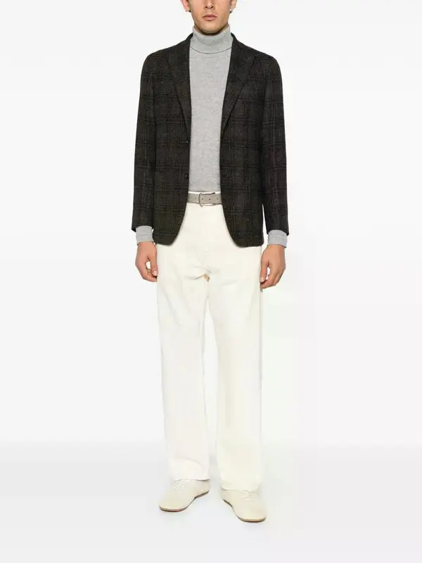 Tagliatore Checked Single-breasted Blazer