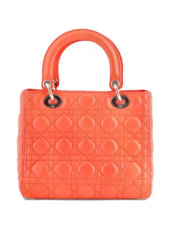 Dior Lady Bag Cannage Quilt Calfskin Medium Shoulder Bag