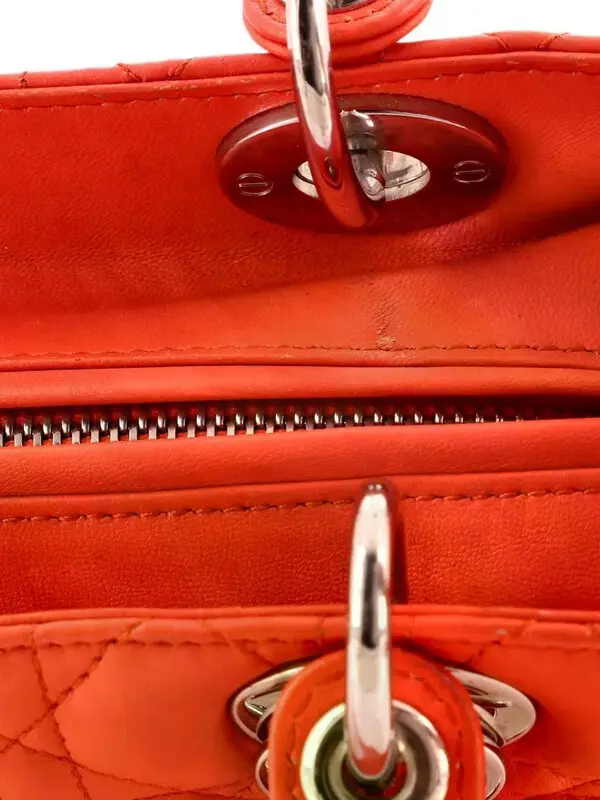 Dior Lady Bag Cannage Quilt Calfskin Medium Shoulder Bag