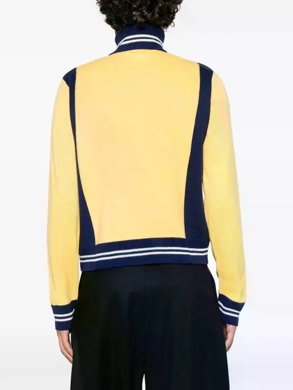 MAGLIANO Colour-block Logo-patch Sweater