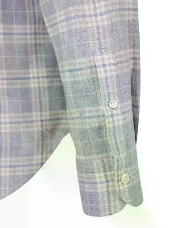 VINCENZO DI RUGGIERO Check-pattern Long-sleeve Shirt