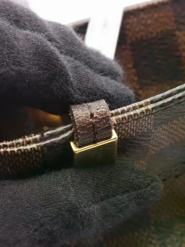 LOUIS VUITTON 2013 Pm Marleborn Damier Ebene Tote Bag