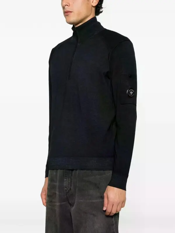 C.P. COMPANY Lens Half-zip Sweater