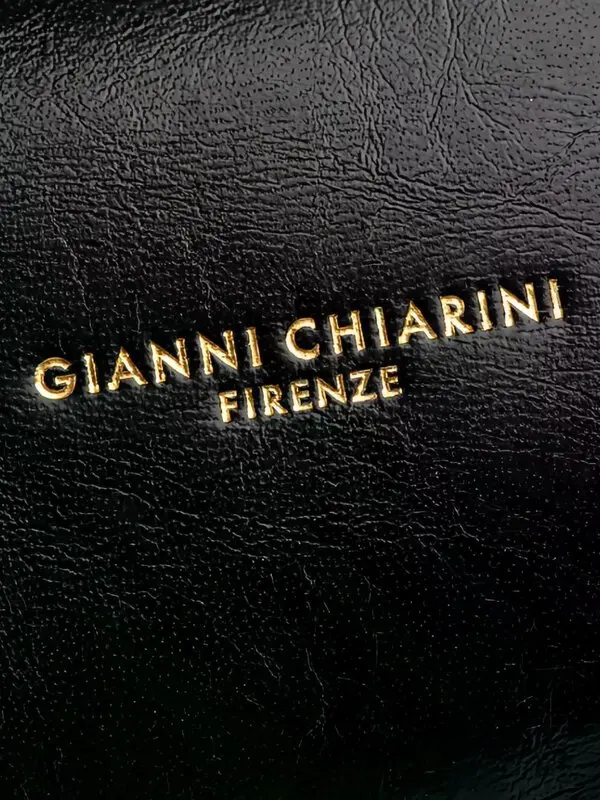 GIANNI CHIARINI Logo-stamp Leather Shoulder Bag