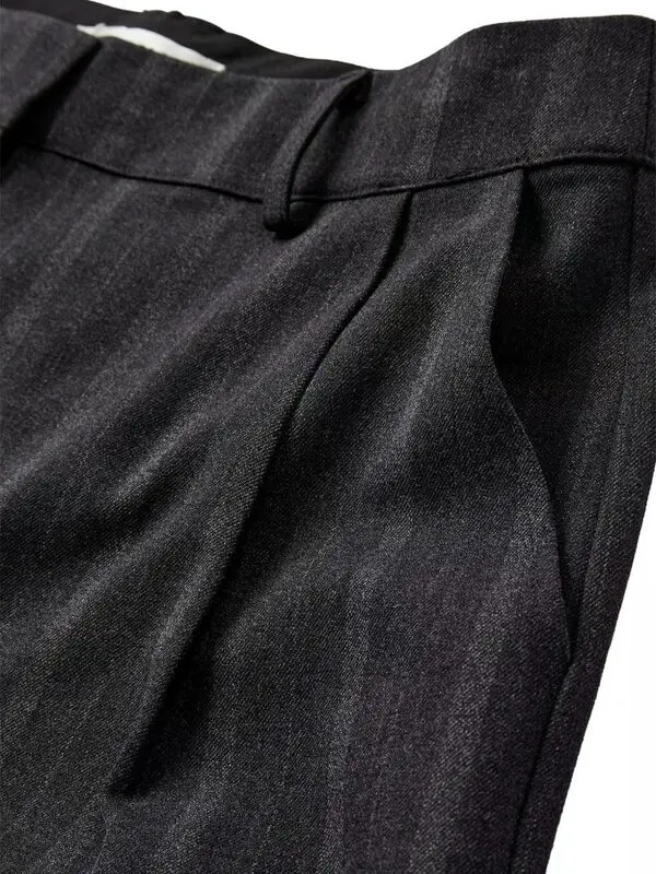 MINIMUM Gertrud Pinstripe Wide-leg Trousers