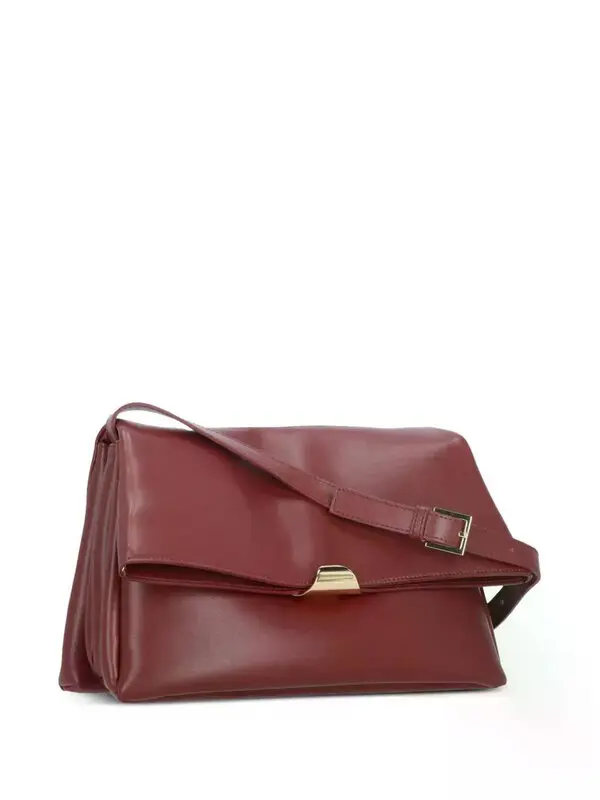 THEMOIRE Foldover-flap Gold-tone Hardware Shoulder Bag