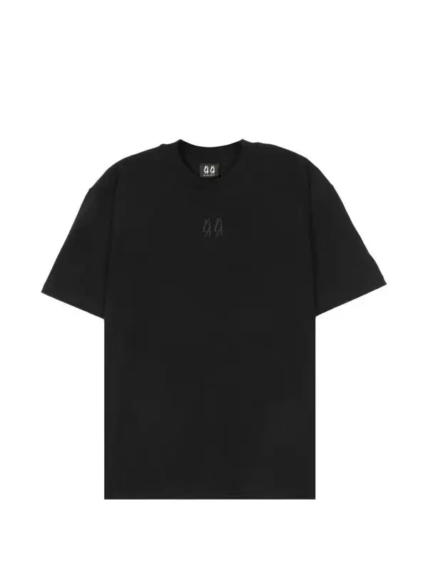 44 LABEL GROUP Logo-print Cotton T-shirt - Black