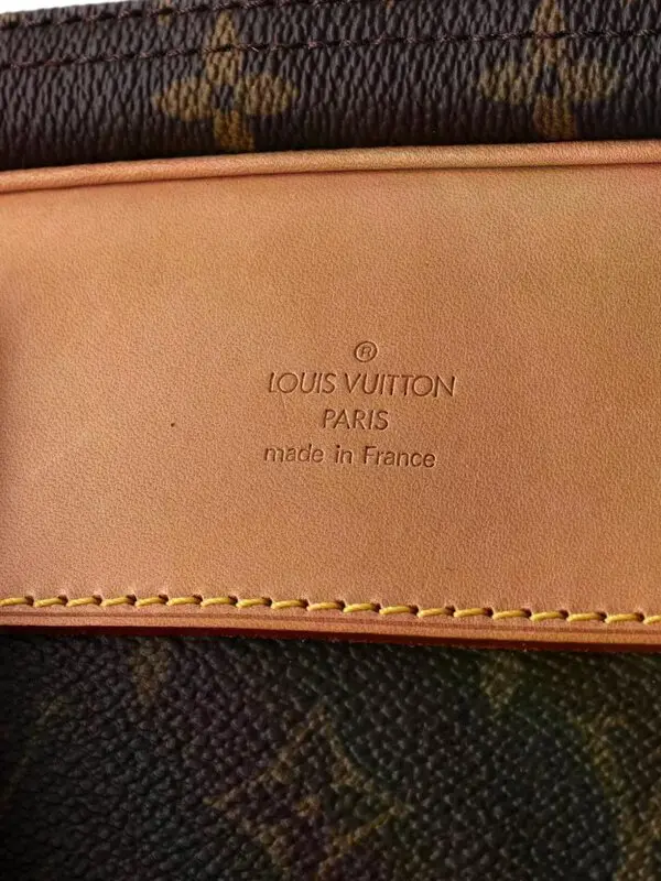 LOUIS VUITTON Alize Bag Monogram Canvas 24 Heures Travel Bag