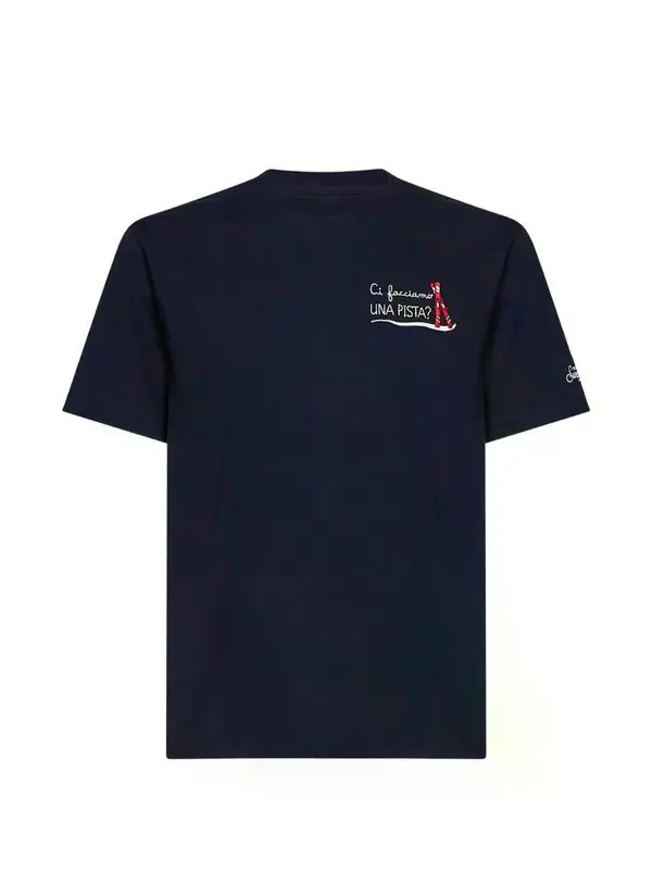 MC2 SAINT BARTH Embroidered Cotton T-shirt