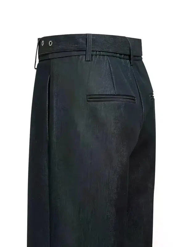 YAYA Belted Wide-leg Trousers