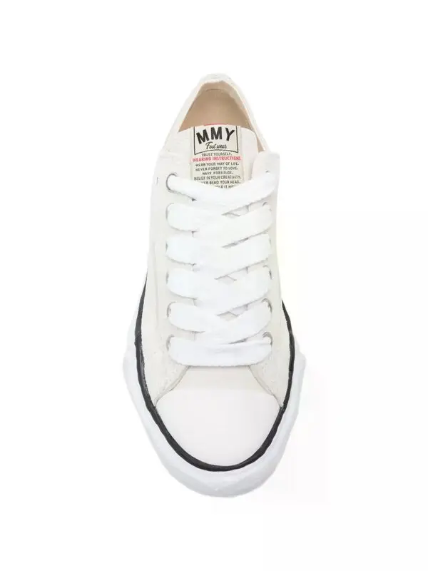 Mihara Yasuhiro Warped-sole Suede Sneakers