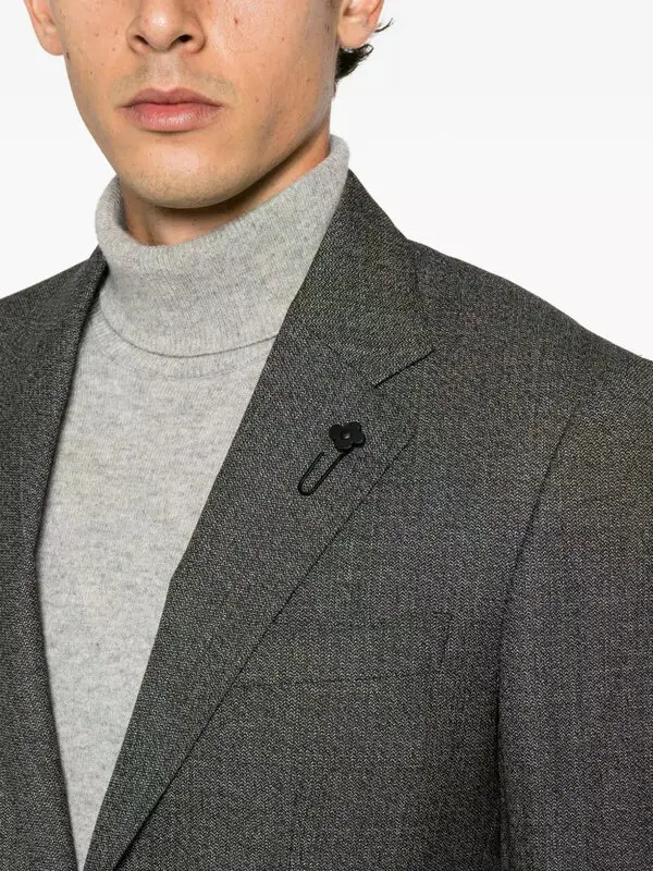 LARDINI Single-breasted Wool Blazer