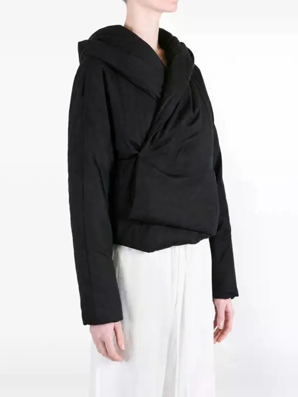 TAIGA TAKAHASHI Hooded Wrap Puffer Jacket