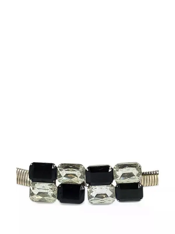 MADISON MAISON 1970s Rhinestone-buckle Stretch Belt
