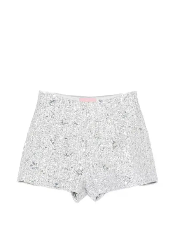 TWENTY FOURHAITCH Sequin-embellished Tweed Shorts