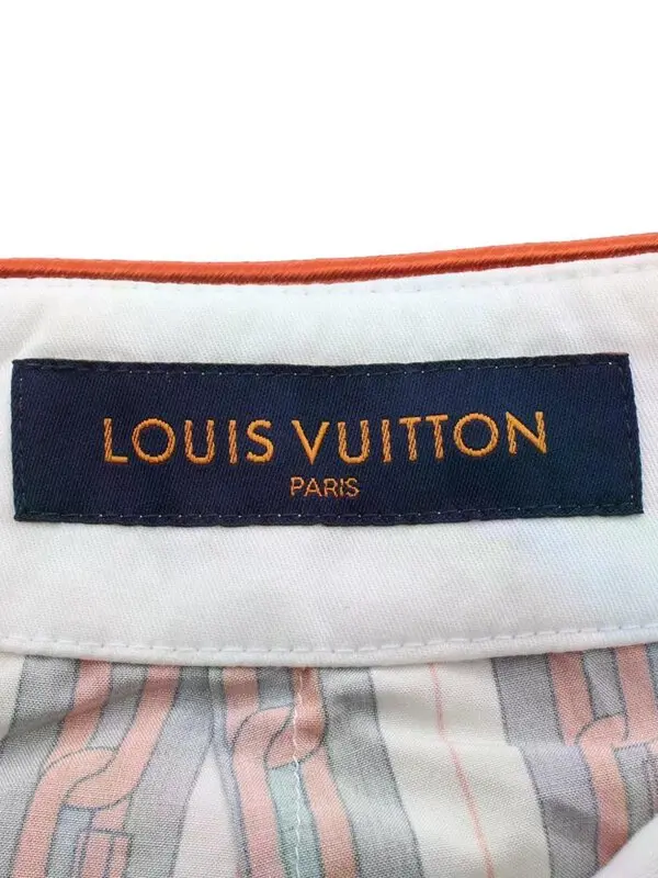 LOUIS VUITTON 2010s Striped Pajama Pants