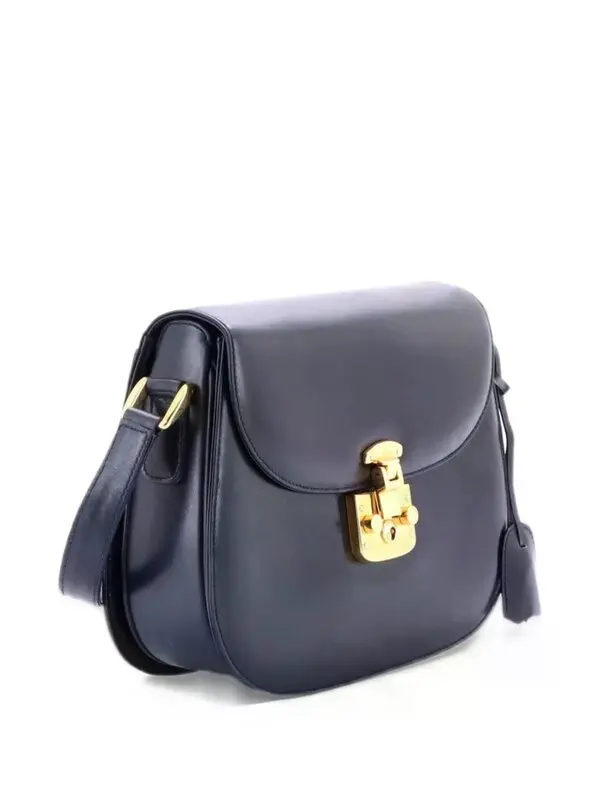 Gucci Vintage Lady Lock Flap Leather Small Crossbody Bag