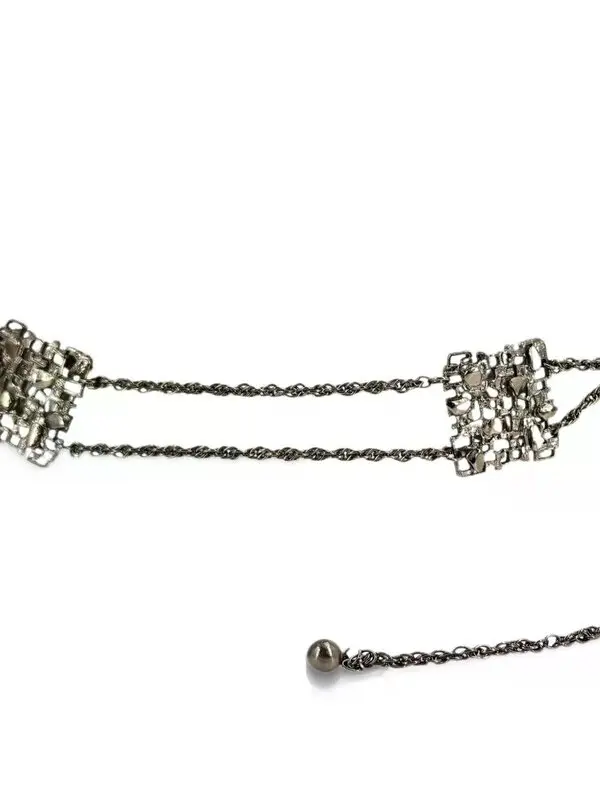 MADISON 1970s Brutalist Mesh-link Chain Belt