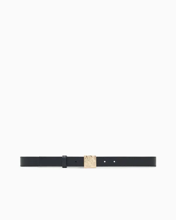 Armani Exchange Plate Belt Regular Fit With Plate Buckle