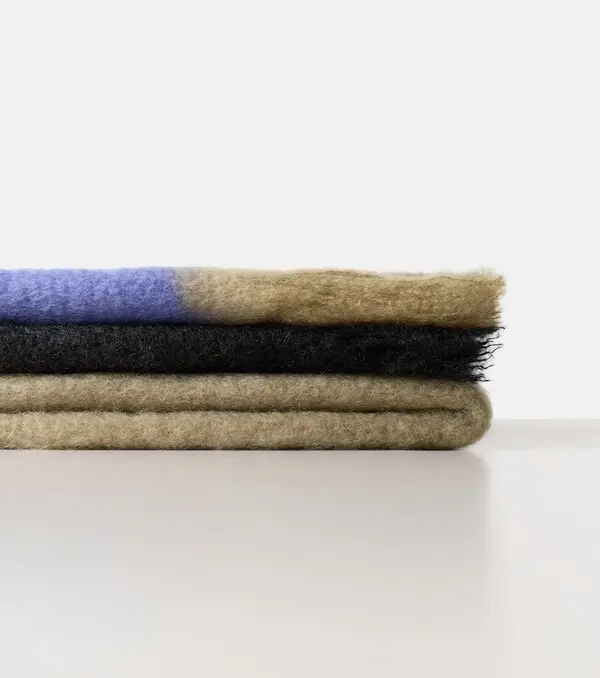 MANTAS EZCARAY Views Mohair And Wool-blend Throw