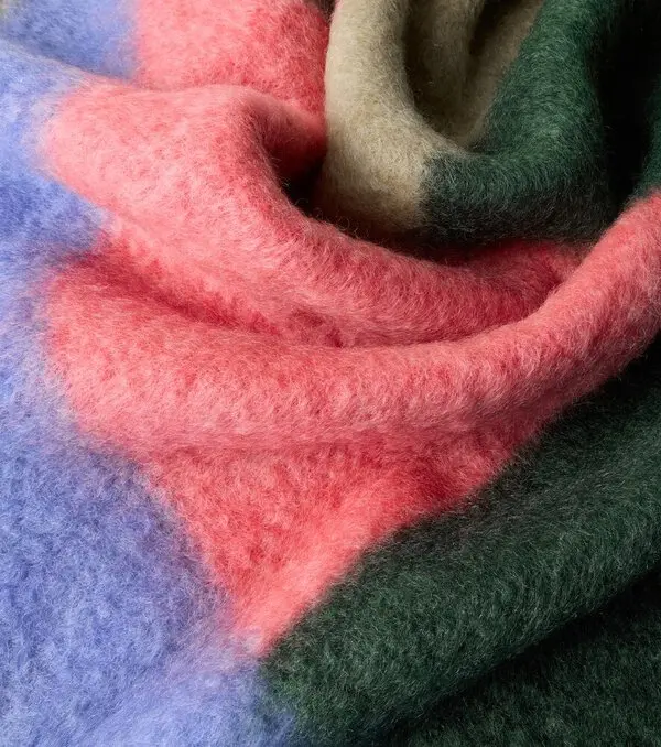 MANTAS EZCARAY Views Mohair And Wool-blend Throw