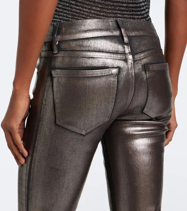 FRAME Rodeo Coated Flared Jeans