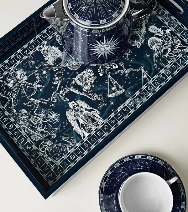 Dolce & Gabbana Zodiaco Printed Tray