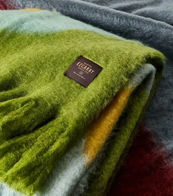 MANTAS EZCARAY Views Mohair And Wool-blend Throw