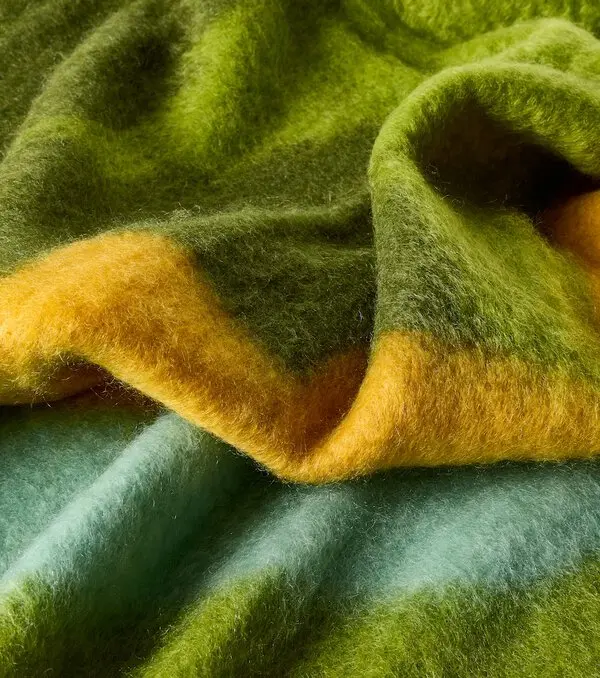 MANTAS EZCARAY Views Mohair And Wool-blend Throw