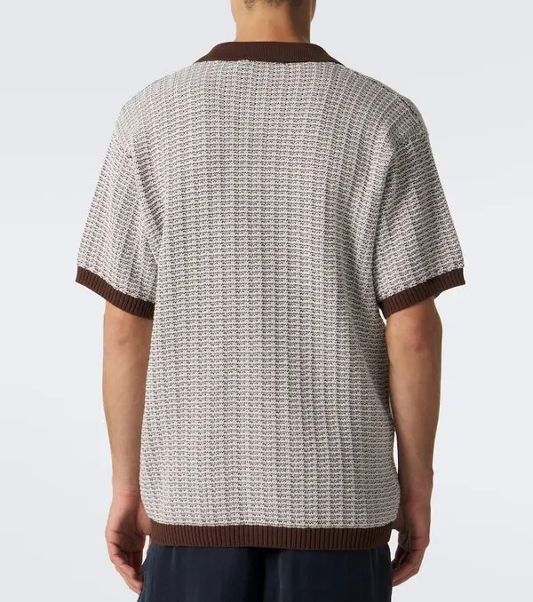 Frescobol Carioca Pinto Crochet Cotton Shirt