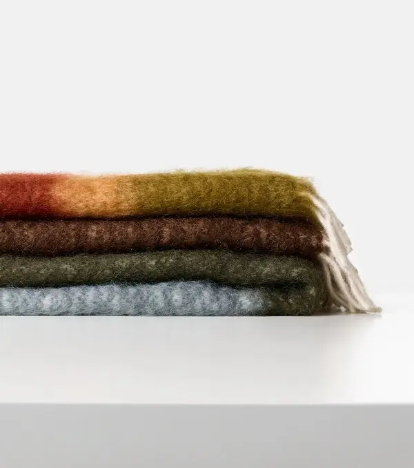MANTAS EZCARAY Matisse Mohair And Wool Throw