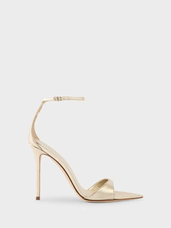 GIUSEPPE ZANOTTI Intriigo Strap Sandal 105 - Silver
