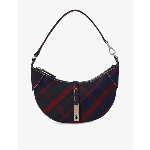 Polo Ralph Lauren Tartan-print Cotton Shoulder Bag - Multi Plaid