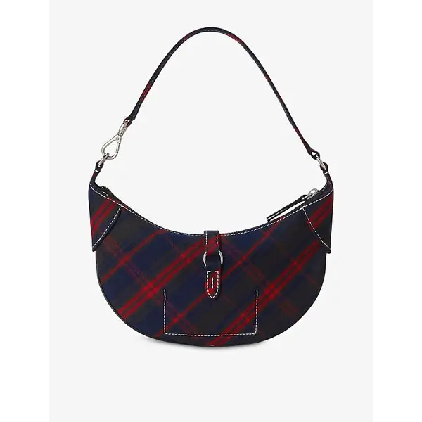 Polo Ralph Lauren Tartan-print Cotton Shoulder Bag