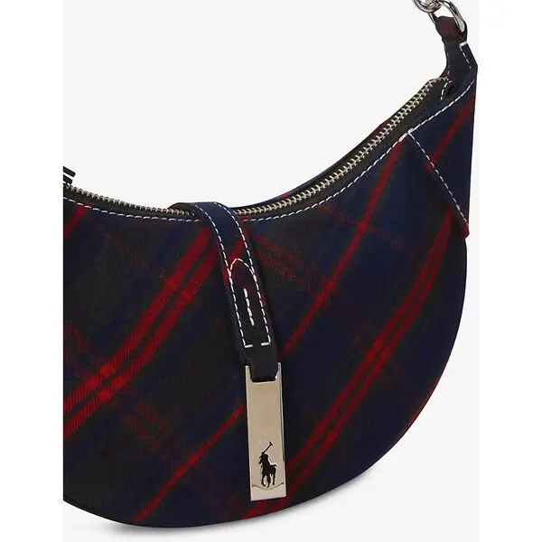 Polo Ralph Lauren Tartan-print Cotton Shoulder Bag
