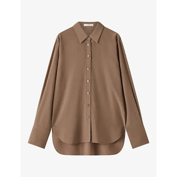 JOSEPH Joe Relaxed-fit Silk Crepe De Chine Blouse
