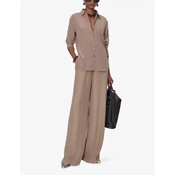 JOSEPH Joe Relaxed-fit Silk Crepe De Chine Blouse