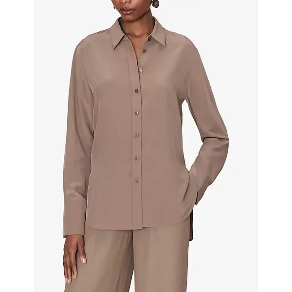 JOSEPH Joe Relaxed-fit Silk Crepe De Chine Blouse
