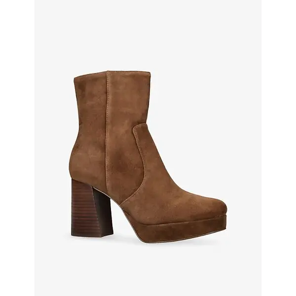 Dolce Vita Valary Suede Heeled Ankle Boots