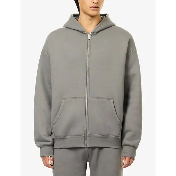 ARNE Relaxed-fit Zip Through Cotton-jersey Hoodie