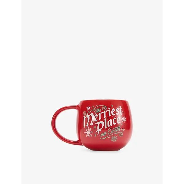 THE DISNEY STORE AT SELFRIDGES Santa Mickey Mouse Stoneware Mug