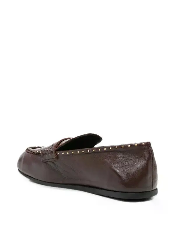 POSA Bardot Stud-embellished Loafers